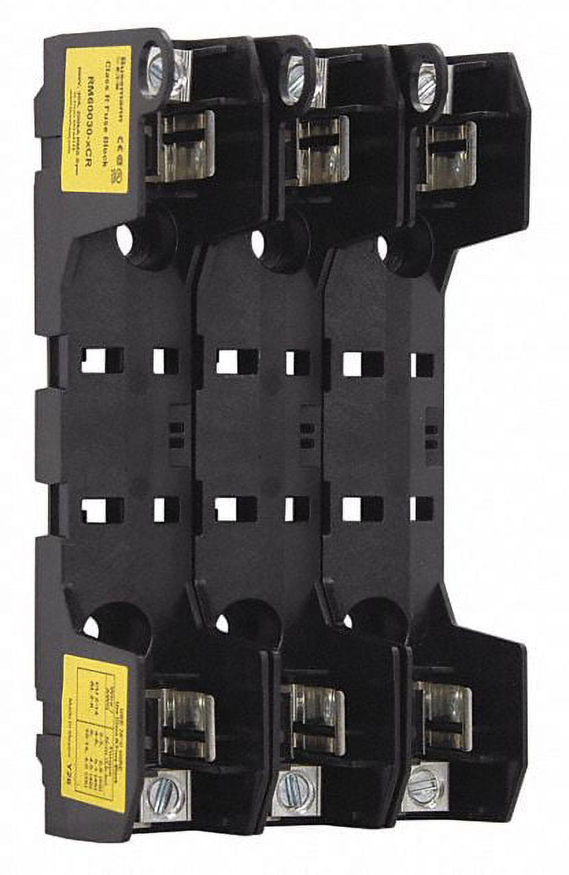 Eaton Bussmann Fuse Block,0 to 30A,R,3 Pole RM60030-3CR - Walmart.com