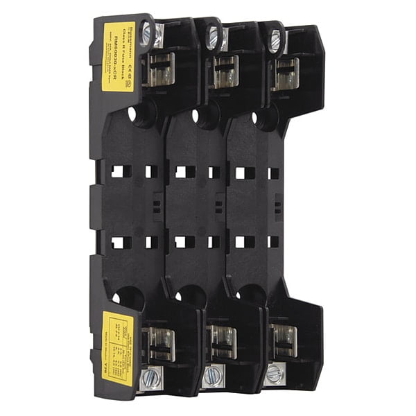 Eaton Bussmann Fuse Block,0 to 30A,R,3 Pole RM60030-3CR - Walmart.com