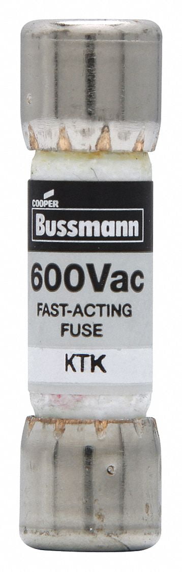 Eaton Bussmann Fuse,Midget,2A,KTK Series KTK-2 - Walmart.com