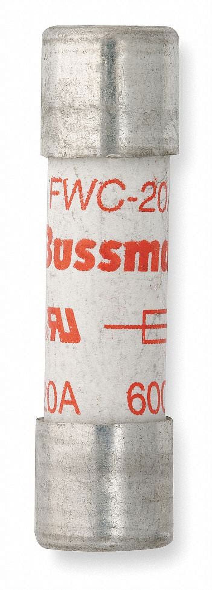 Eaton Bussmann 20A Semiconductor Fuse, FWC-20A10F, 600VAC, Fast Acting, Cylindrical, Fiberglass ...