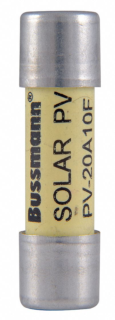 Eaton Bussmann Solar Fuse,20A,PV-F Series,1000VDC PV-20A10F - Walmart.com