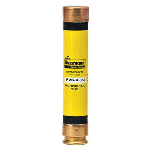 Eaton Bussmann Solar Fuse, 35A, Fast-Acting, 600V AC, Cylindrical PVS-R ...