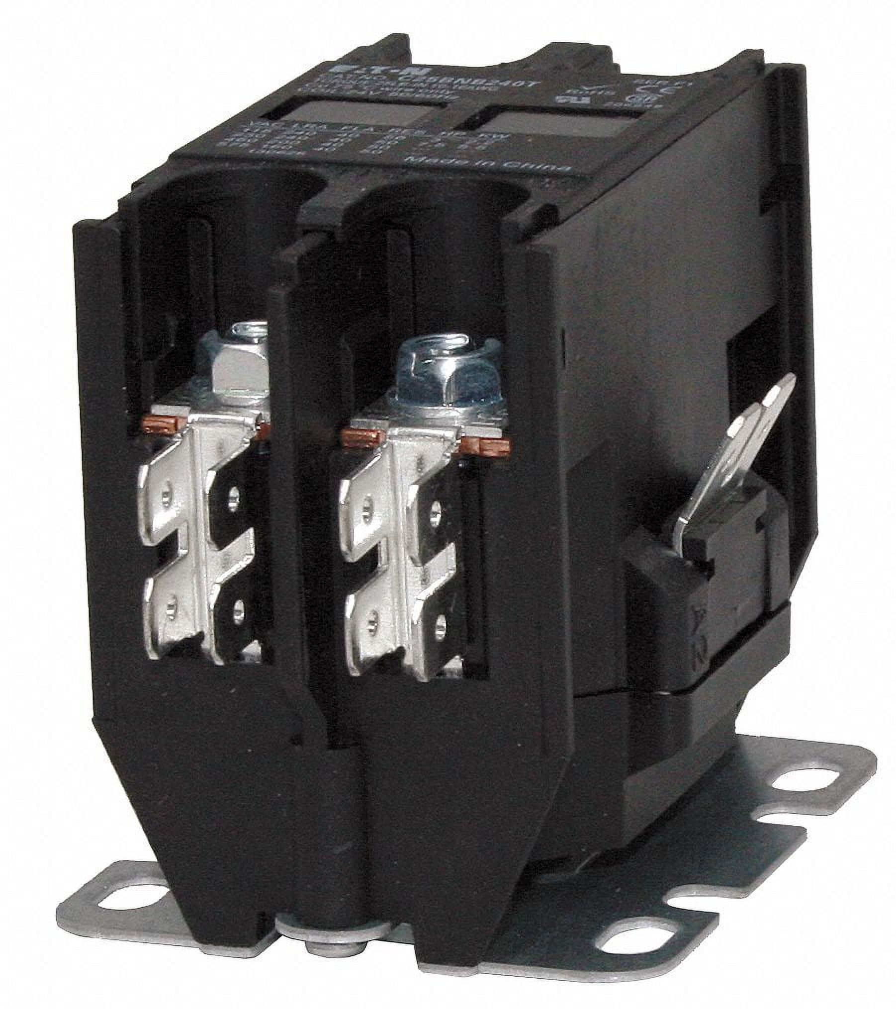 Eaton C25BNB240T 2-Pole Definite Purpose Contactor (24V, 40 Amp ...
