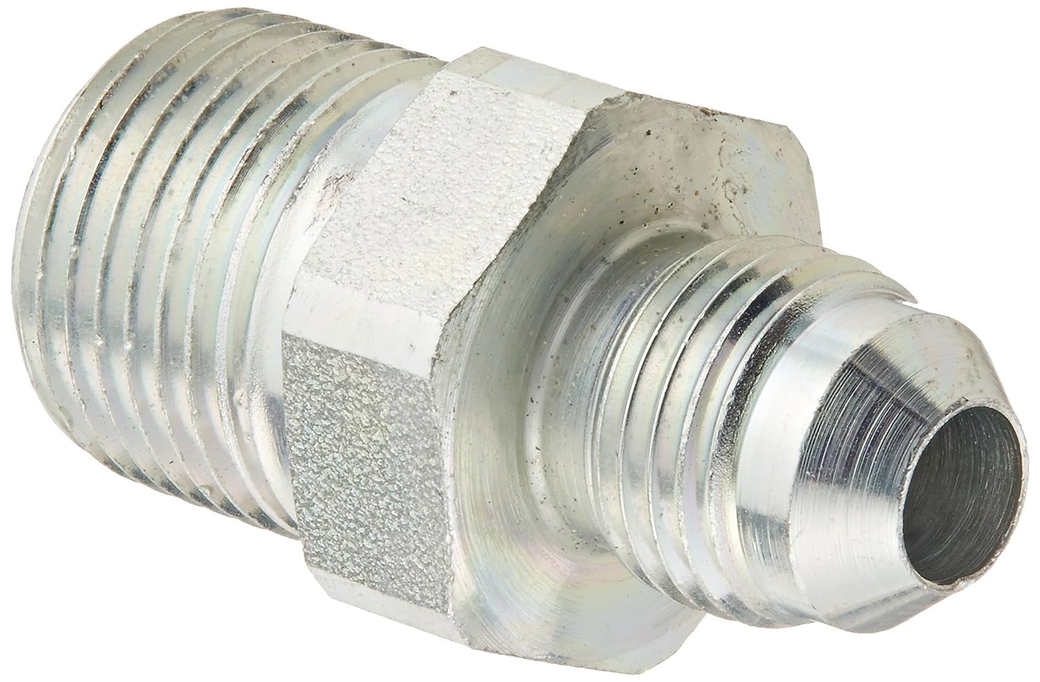 Eaton C5205X6X6 Carbon Steel SAE 37 Degree (JIC) Flare- Fitting, Adapter, 3/8" NPT Male X 3/8 ...