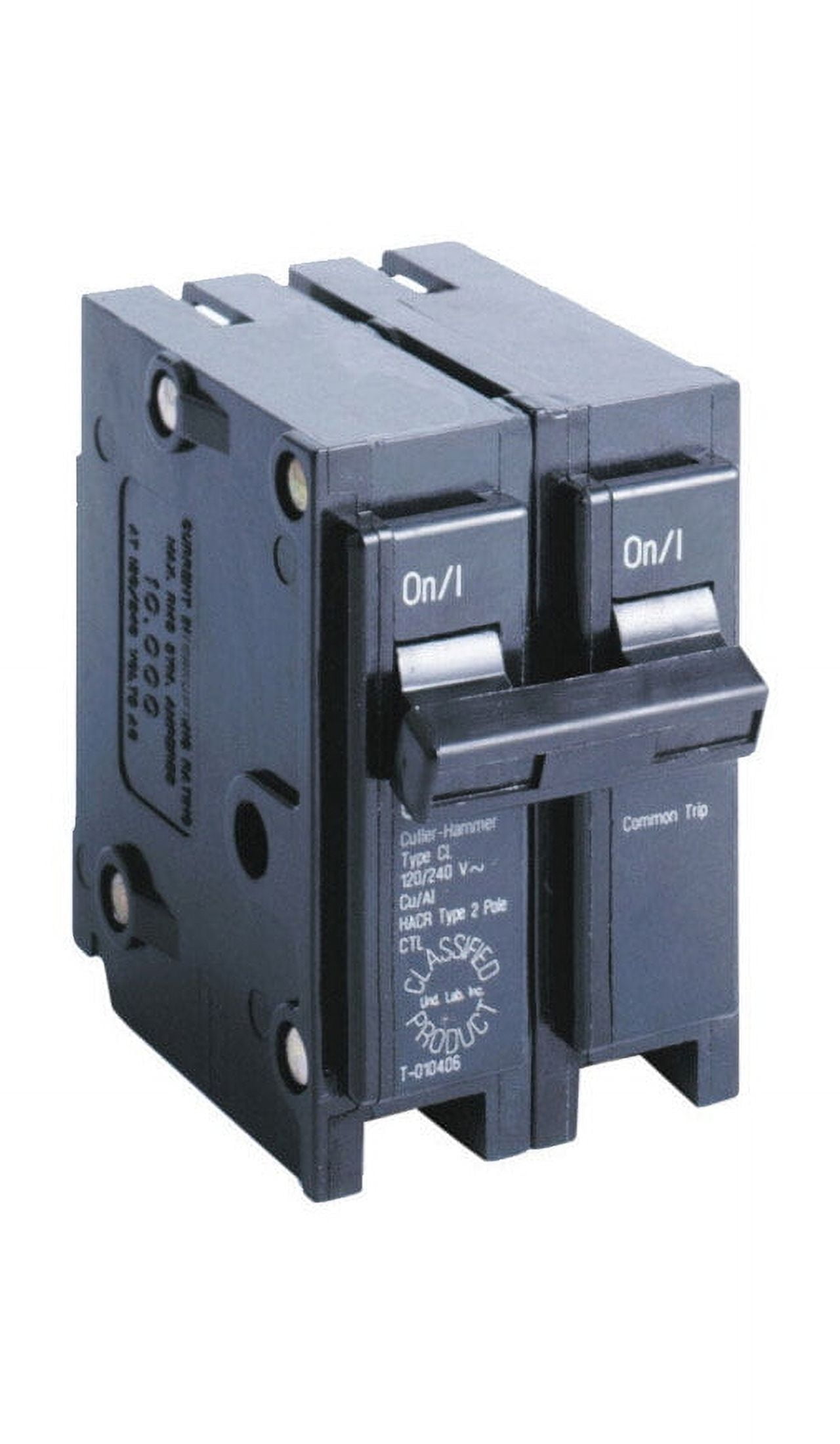 Eaton CL215CS 15A 2-Poles Type CL Replacement Circuit Breaker 3 Lx2 Wx3 ...