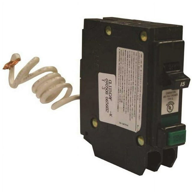 Eaton CLCAF115 CL 15 Amp Single-Pole Combination Arc Fault-Circuit ...