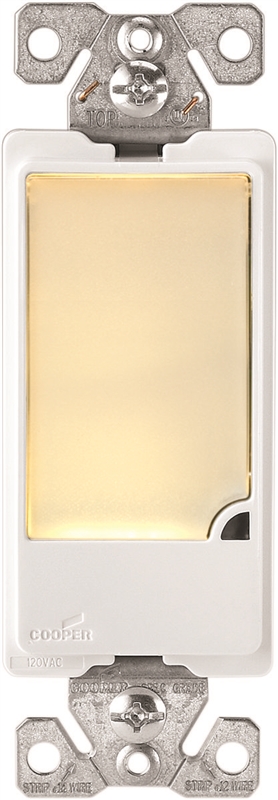 Eaton Cooper Wiring Patrol Series 7737V-BOX Night Light, 15 A, 120 V, 1 ...