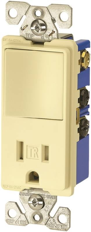 Eaton Cooper Wiring TR7730V Heavy-Duty Combination Switch/Receptacle ...