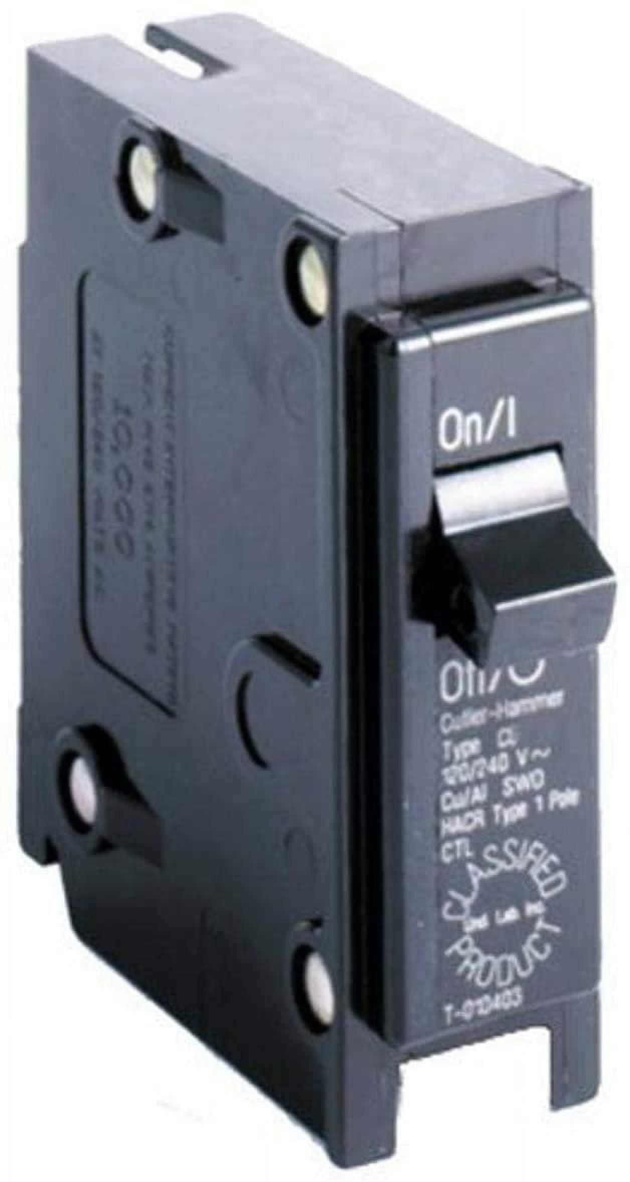 Eaton Corporation CL130CS Single Pole Ul Classified Replacement Breaker ...