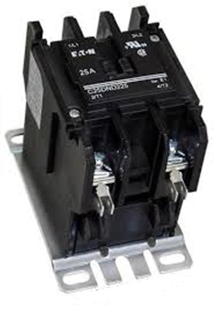 Eaton / Cutler Hammer C25DND225B 50mm DP Contactor , 2-Pole , 25 Amp ...