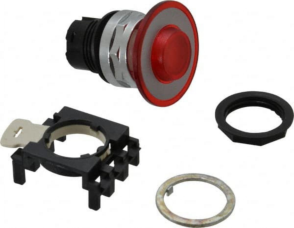 Eaton Cutler-Hammer Pushbutton Switch Lens Red, Round Button ...