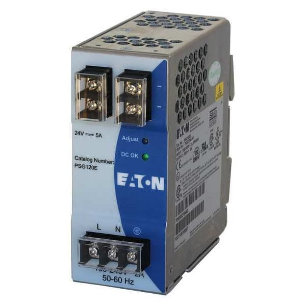 Eaton DC Power Supply,24VDC,5A,50/60 Hz PSG120E - Walmart.com