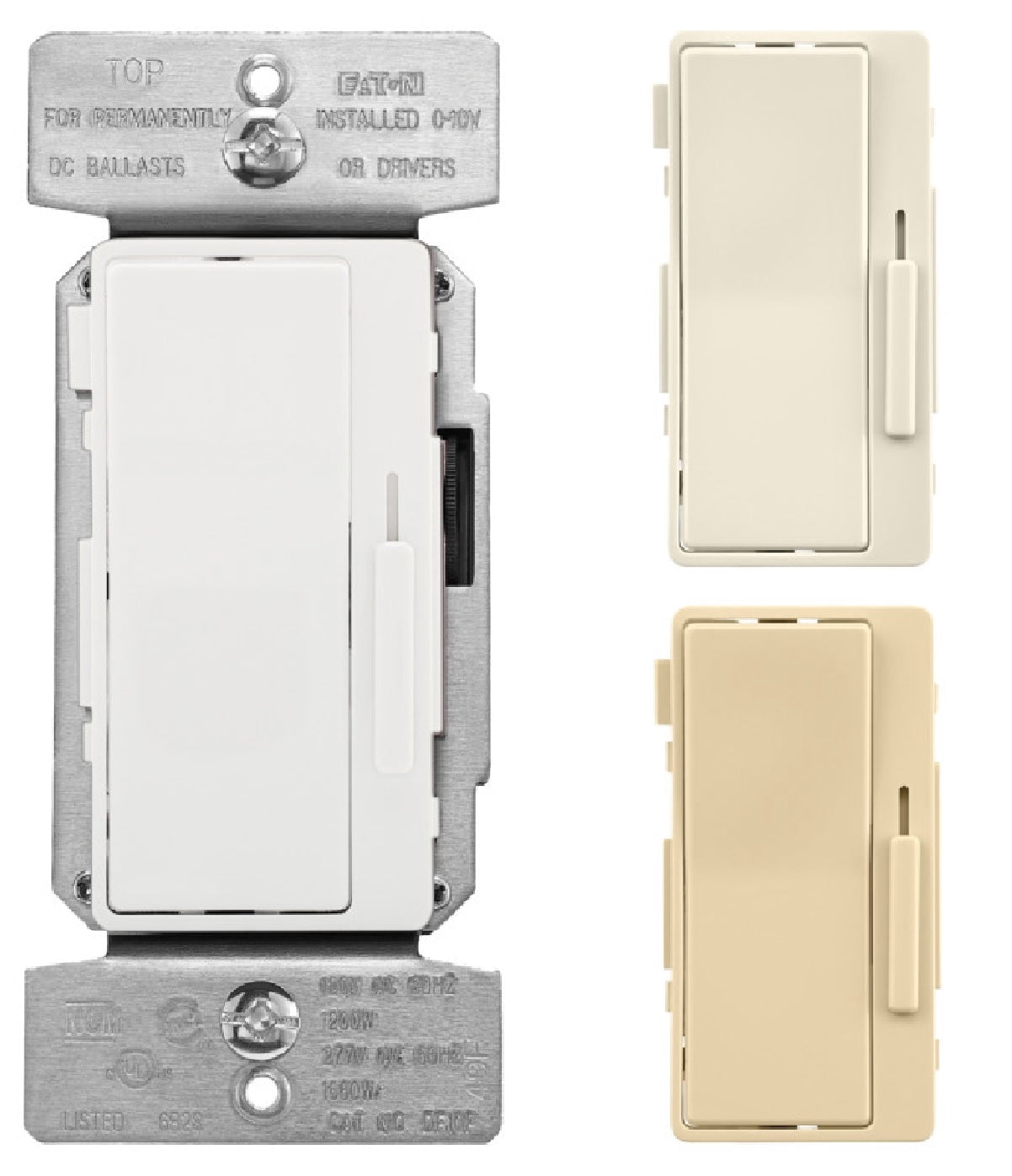 Eaton DF10P-C2-K-L Dimmer Switch, 120 Volt, Each - Walmart.com