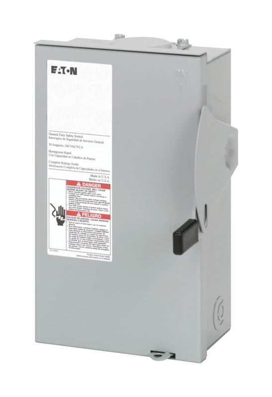 Eaton DG221NRB Dg221Nrb Cutler-Hammer 30 Amps Fusible Fuse Safety ...