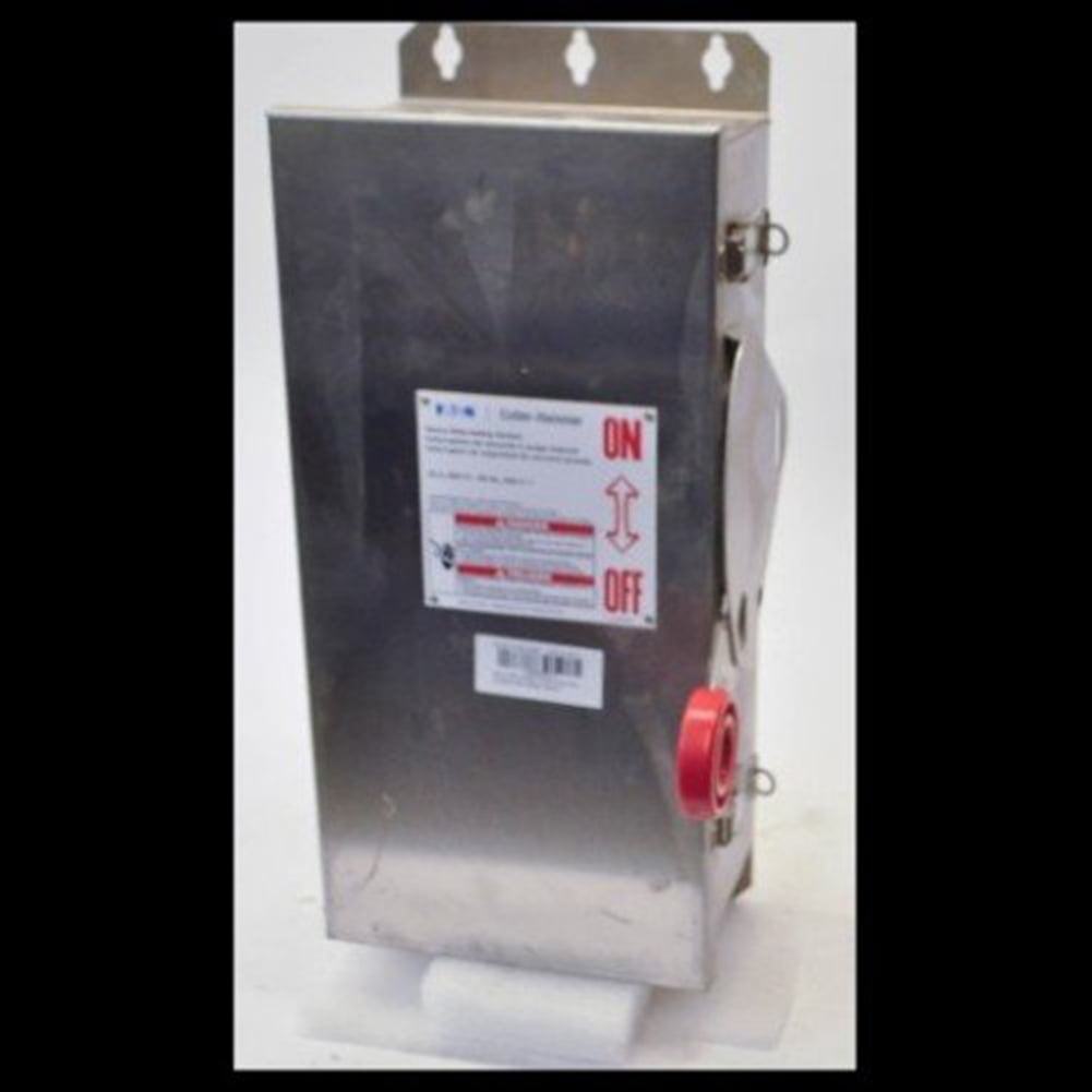 Eaton DH361FWK Safety Switch, 30A,3P,600V/250DC, HD Fusible, NEMA 4X ...