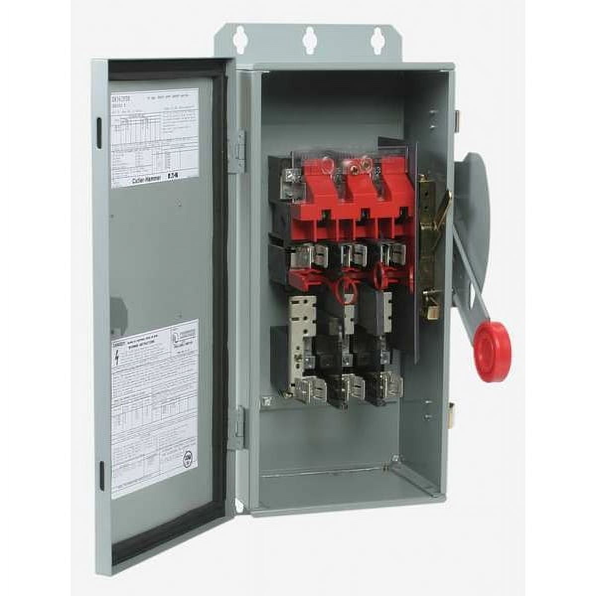 Eaton Safety Switch, Non-Fusible, 30 A, Steel DH361URK - Walmart.com