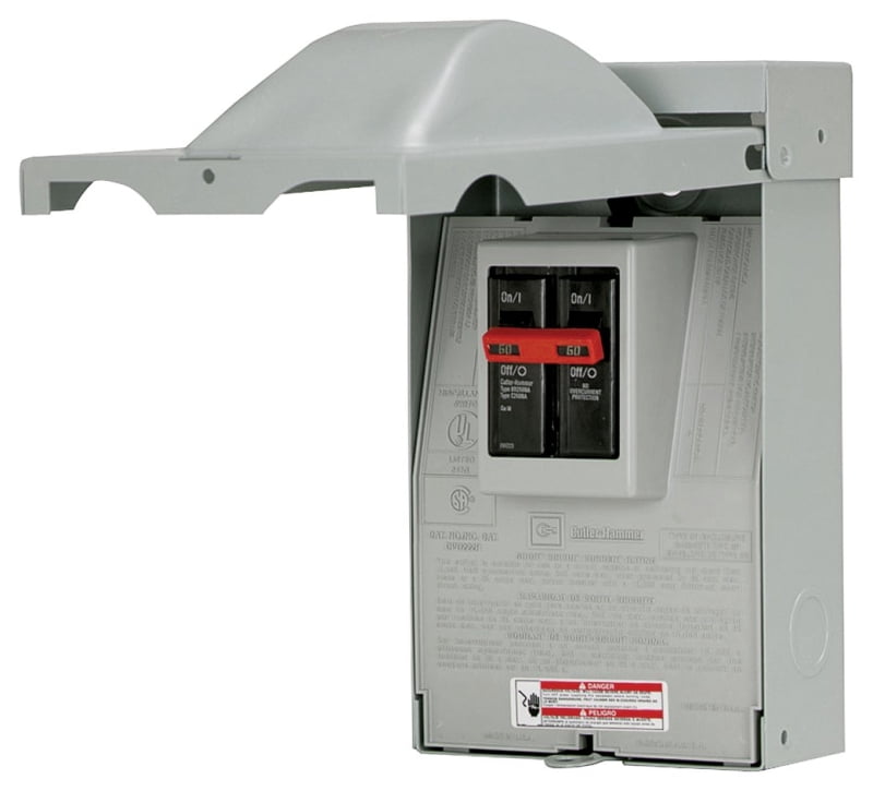 Eaton DPB222RP Air Conditioning Disconnect, Galvanized, 240 Volts ...