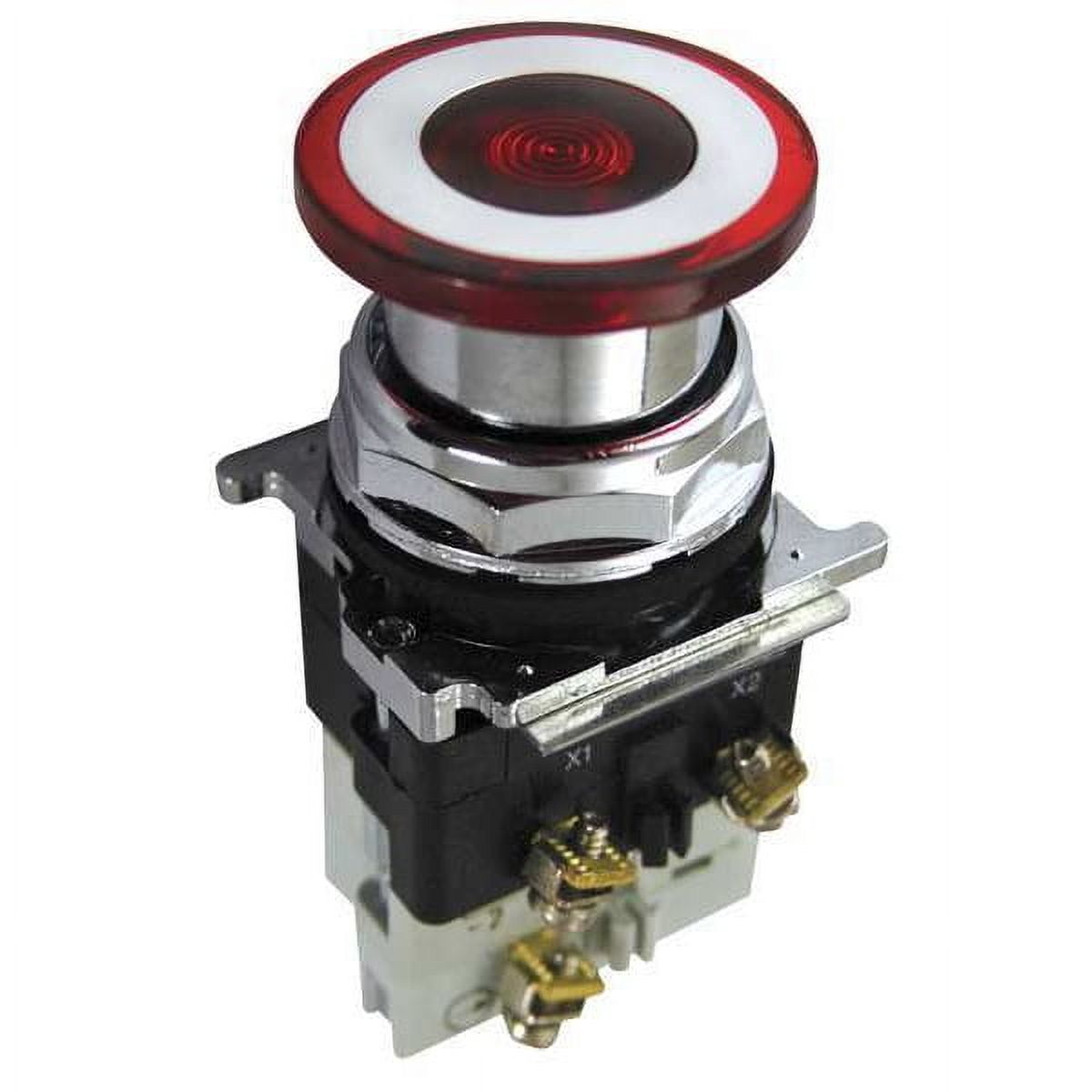 Eaton EmergncyStpPushButtn,Resistor,Red,1NC 10250T580C47-71X - Walmart.com