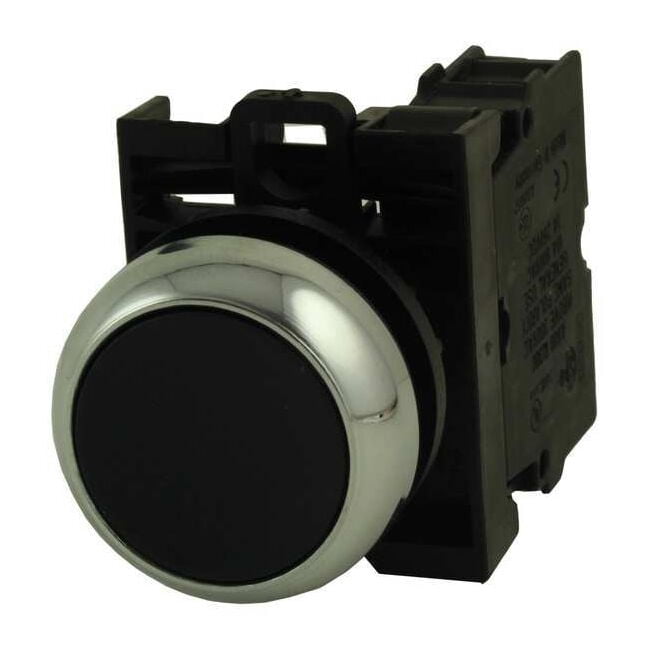 Eaton Push Button Operator, 22 mm, 1NO, Black M22M-D-S-K10 - Walmart.com
