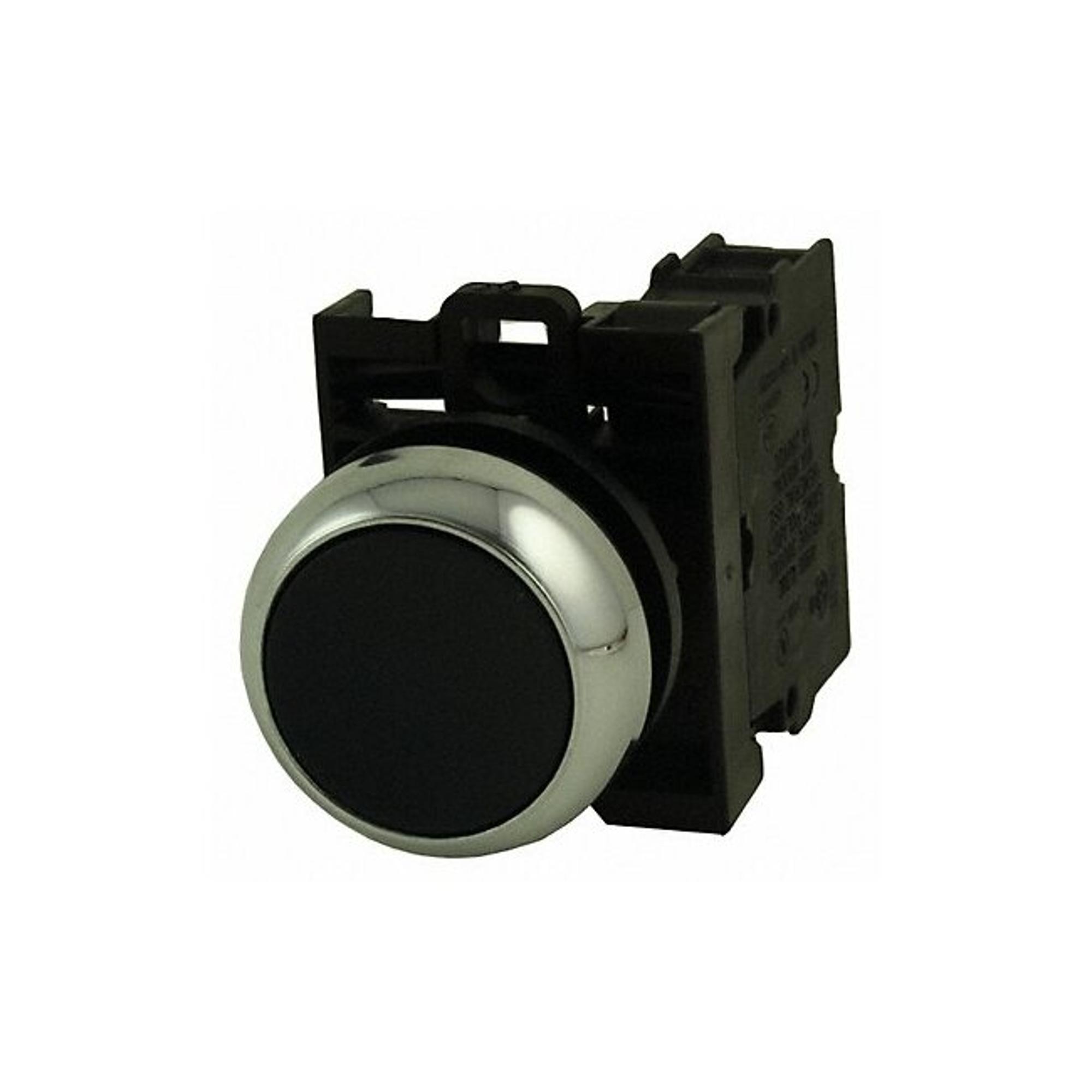 Eaton FlushPushButtonOperator,NonIllum,Blk,1NO M22M-D-S-K10 - Walmart.com