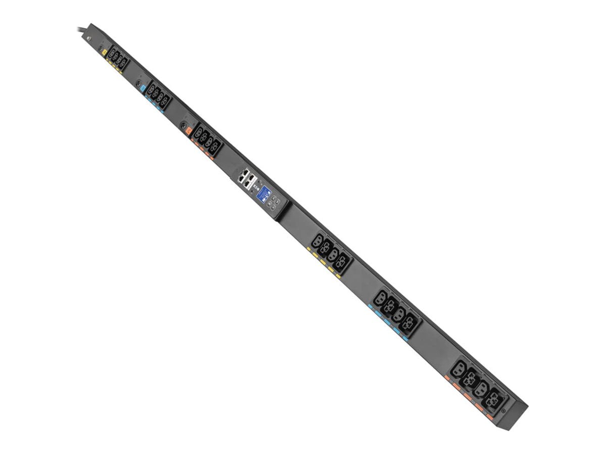 Eaton G4 3-Phase Managed Rack PDU G4, 208V, 24 Outlets, 24A, 8.6kW, L15-30 Input, 10 ft. Cord ...