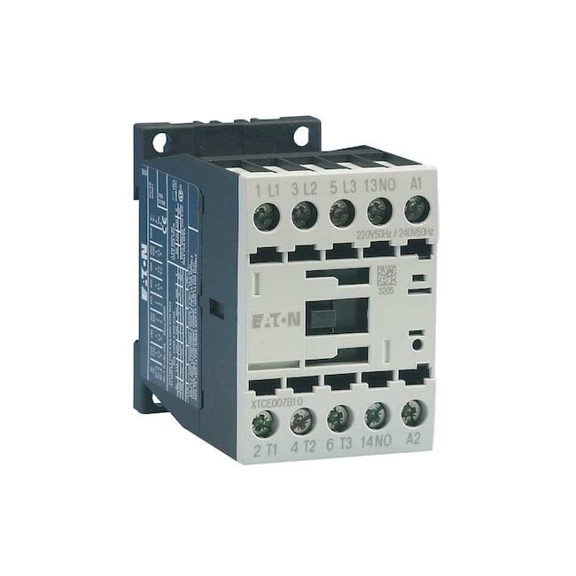 IEC Magnetic Contactor, 1NO, 208V AC, 3 P, Non-Reversing, Screw ...