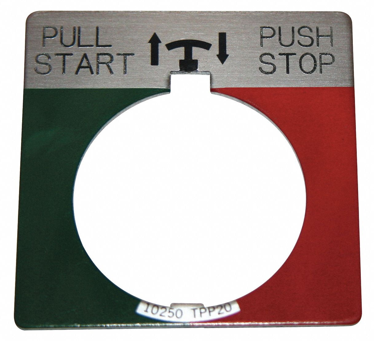 Eaton Legend Plate,Push/Pull,Start/Stop 10250TPP2 - Walmart.com