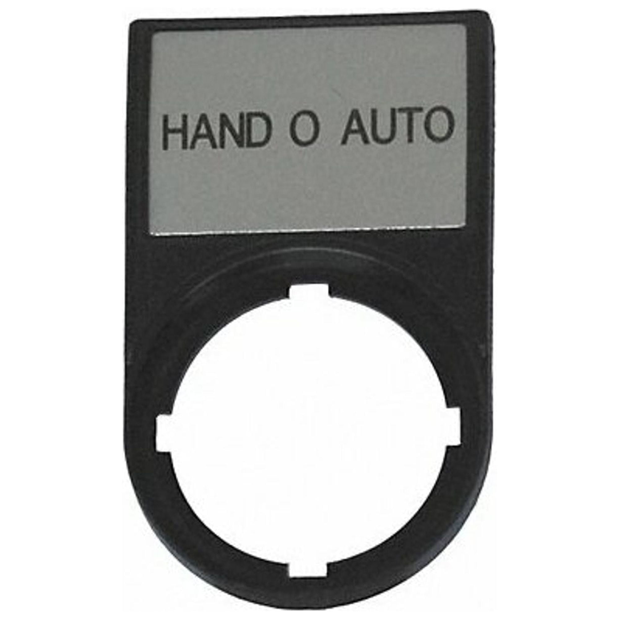 Eaton Legend Plate,Rectangular,Black M22S-ST-D12 - Walmart.com