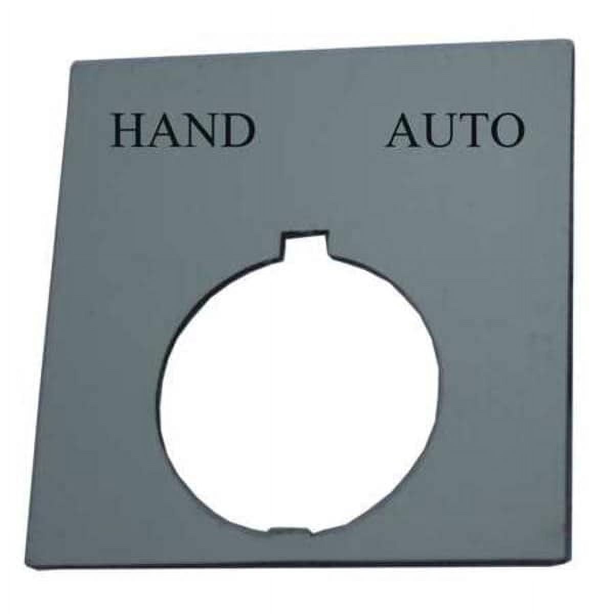 Eaton Legend Plate,Square,Hand Auto,Black HT8SP39 - Walmart.com