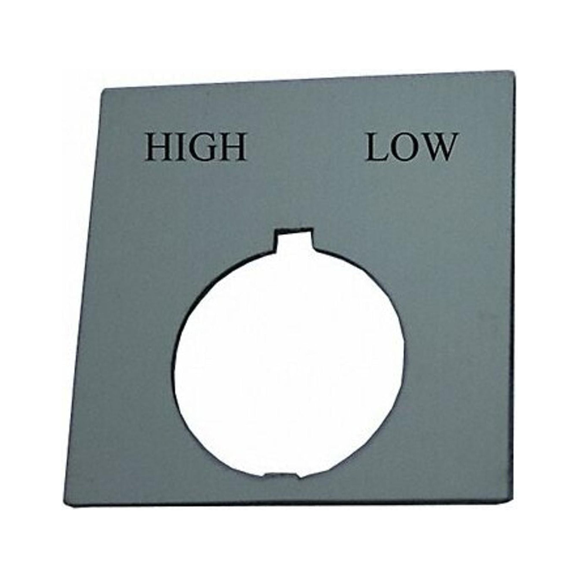 Eaton Legend Plate, Square, High-Low, Black HT8SP40 - Walmart.com