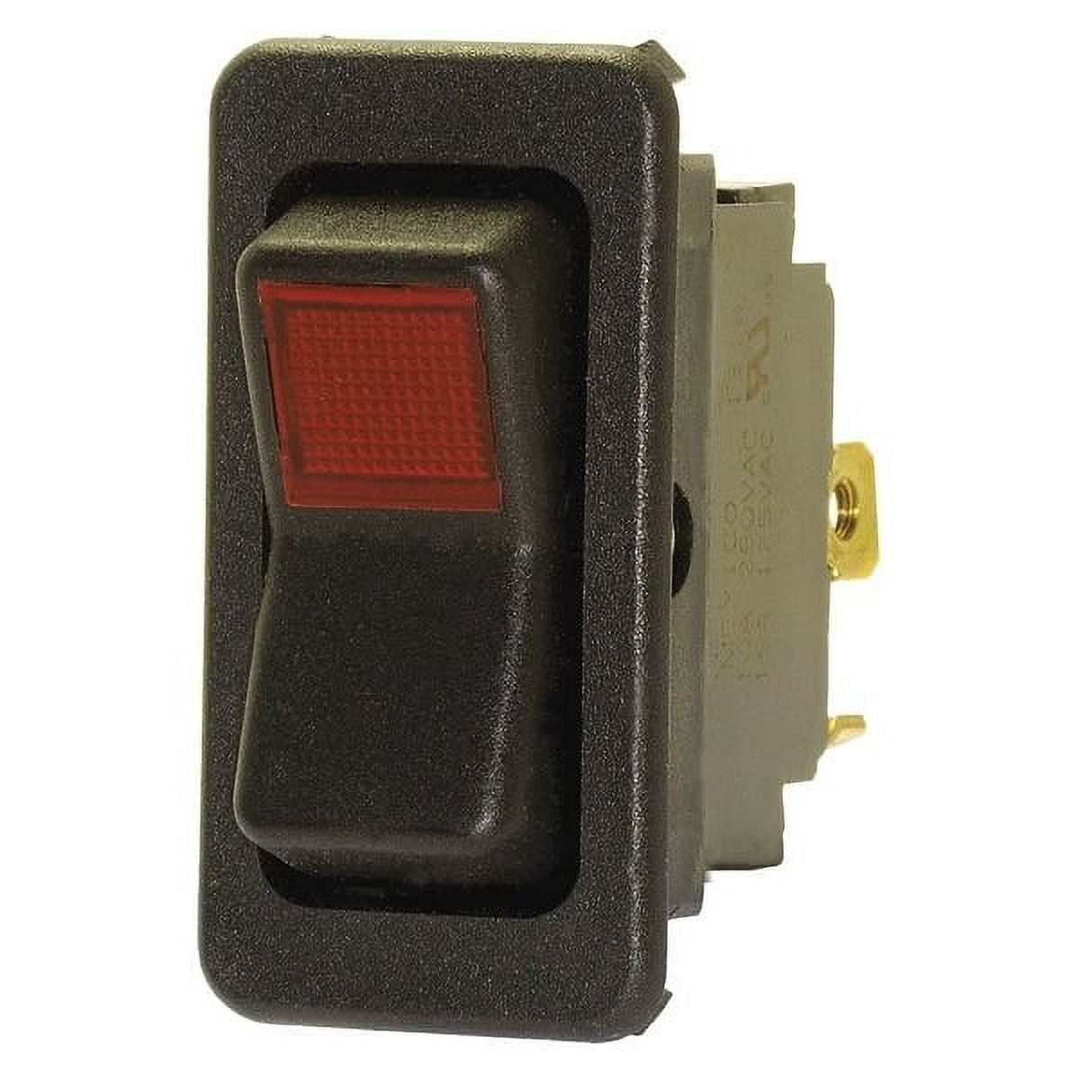 Eaton Lighted Rocker Switch, Black, Off/On 8005K23N113V22 - Walmart.com