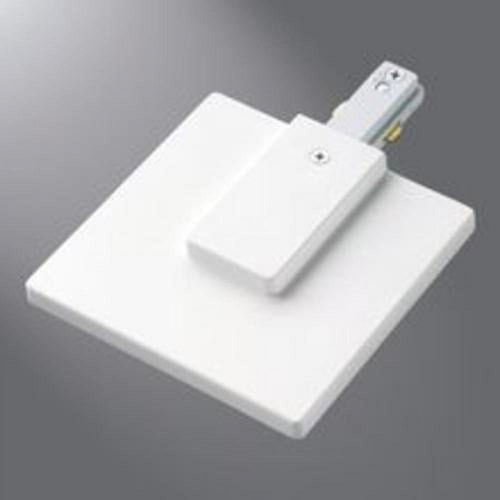 Eaton Lighting LZR200P Track Live-End Feed with Junction Box Cover 4 in ...