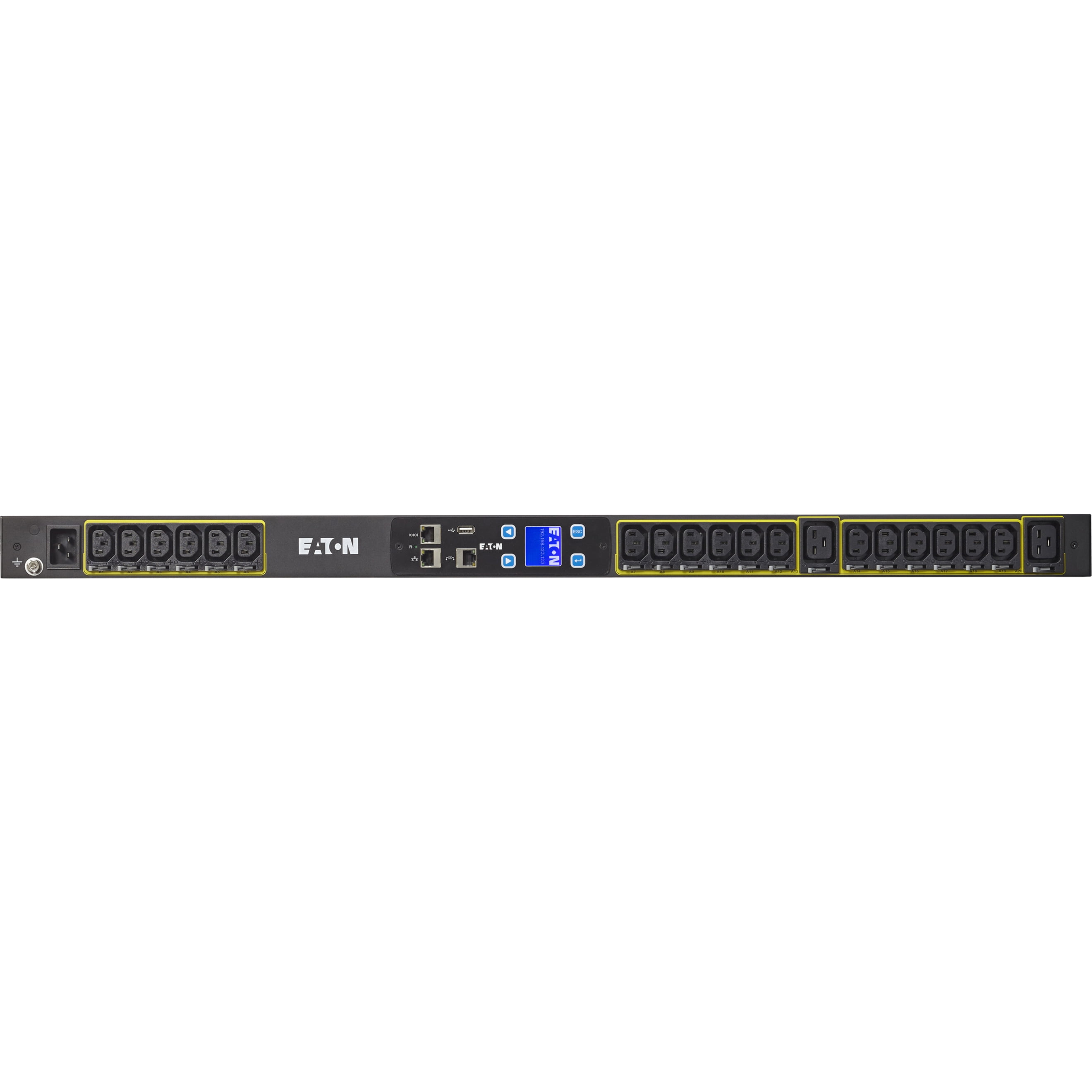 Eaton Metered Input rack PDU, 0U, L6-20P, C20 input, 3.84 kW max, 100 ...