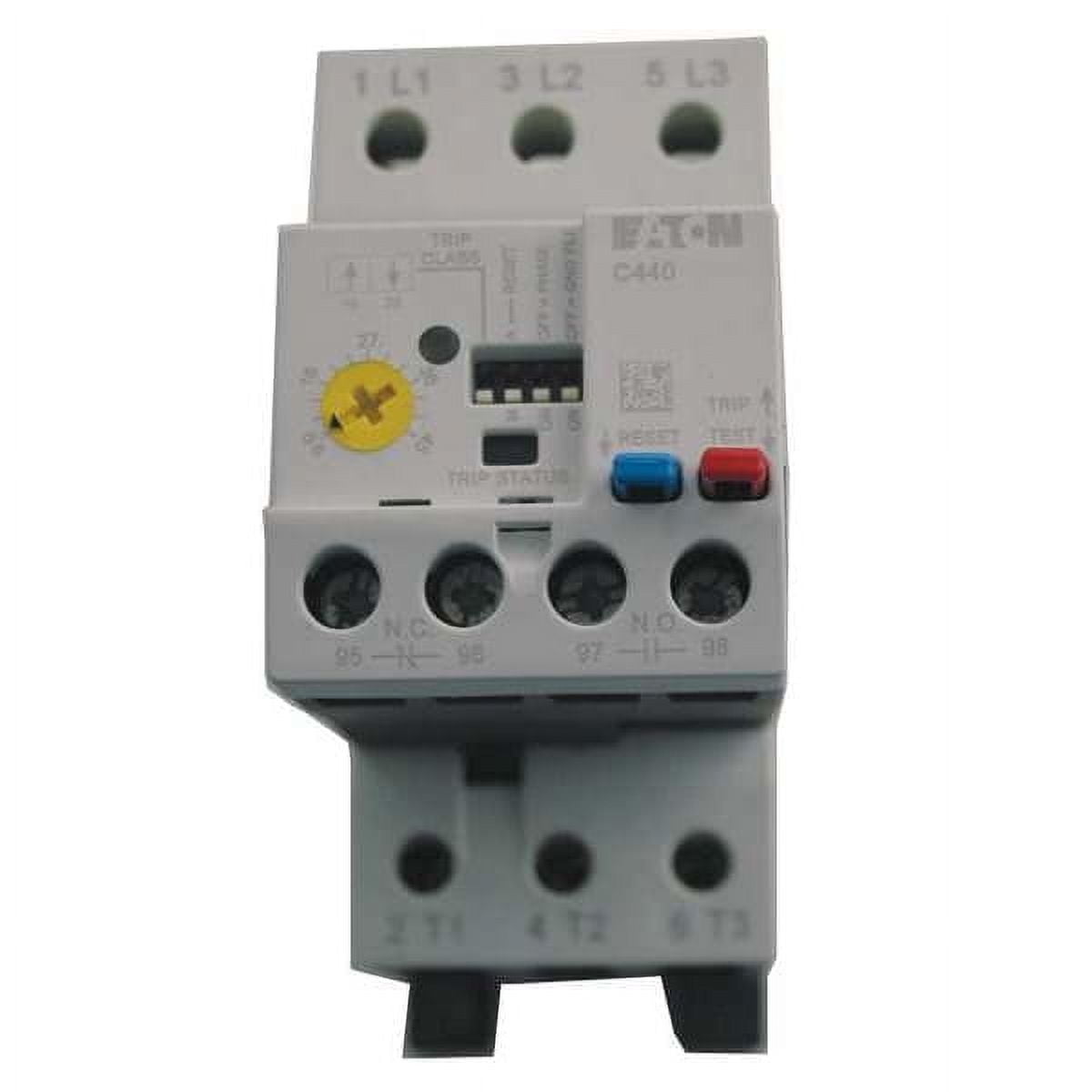 Eaton Overload Relay, 1NC/1NO, 1 A Min current, 5 A Max current ...