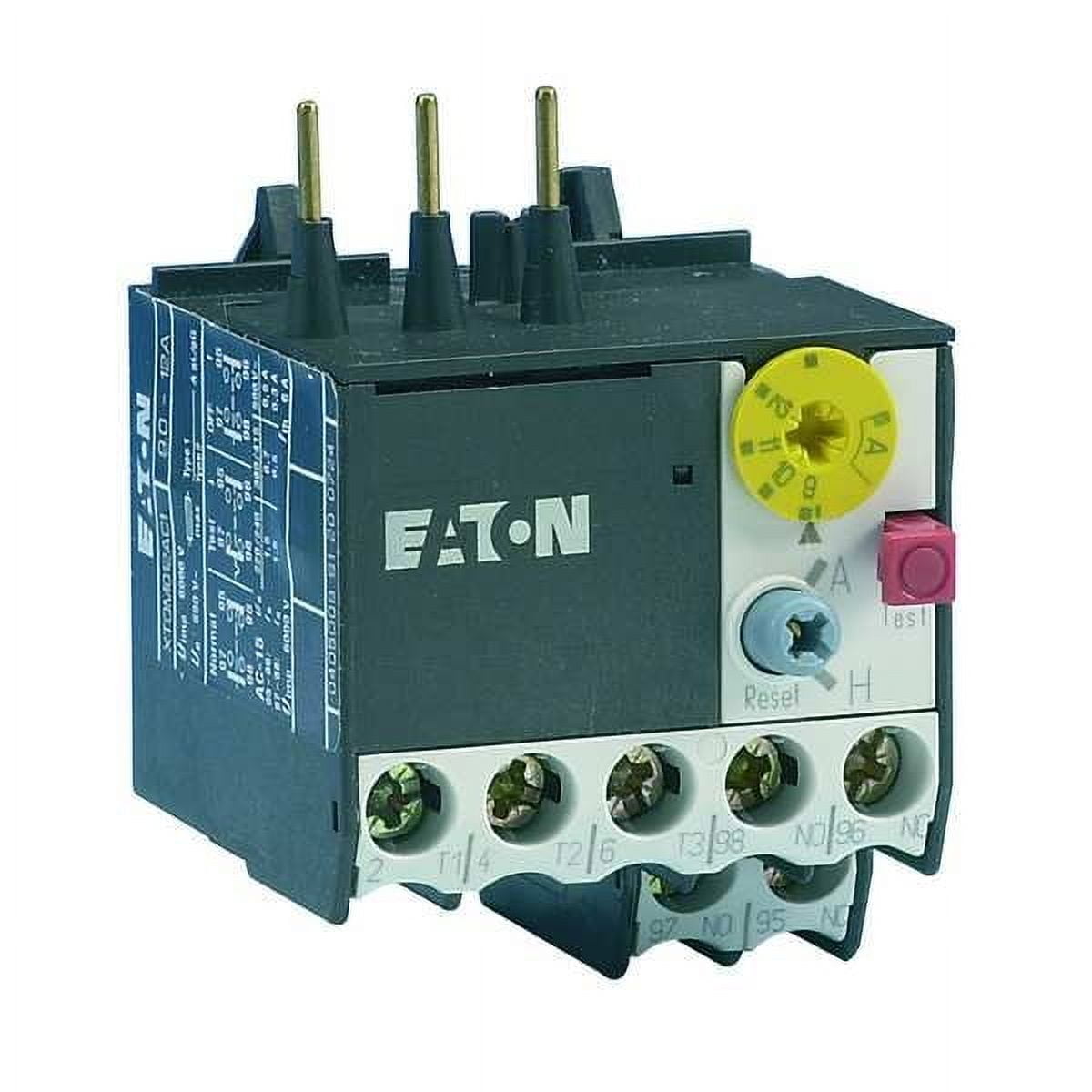 Eaton Overload Relay, 1NC/1NO, 0.60 A Min current, 1 A Max current ...