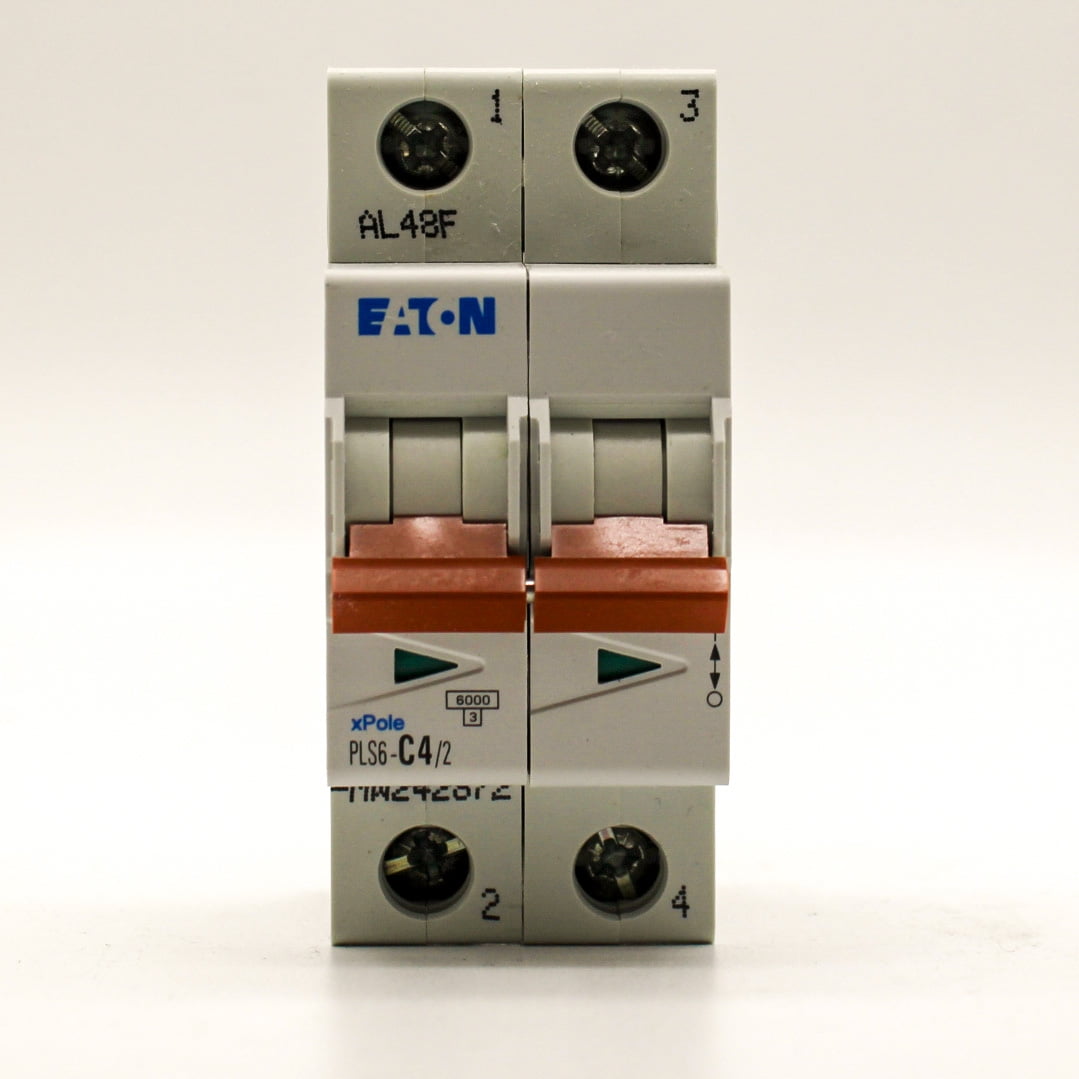 Eaton PLS6-C4/2-MW 2 Pole 4A Miniature Circuit Breaker - Walmart.com