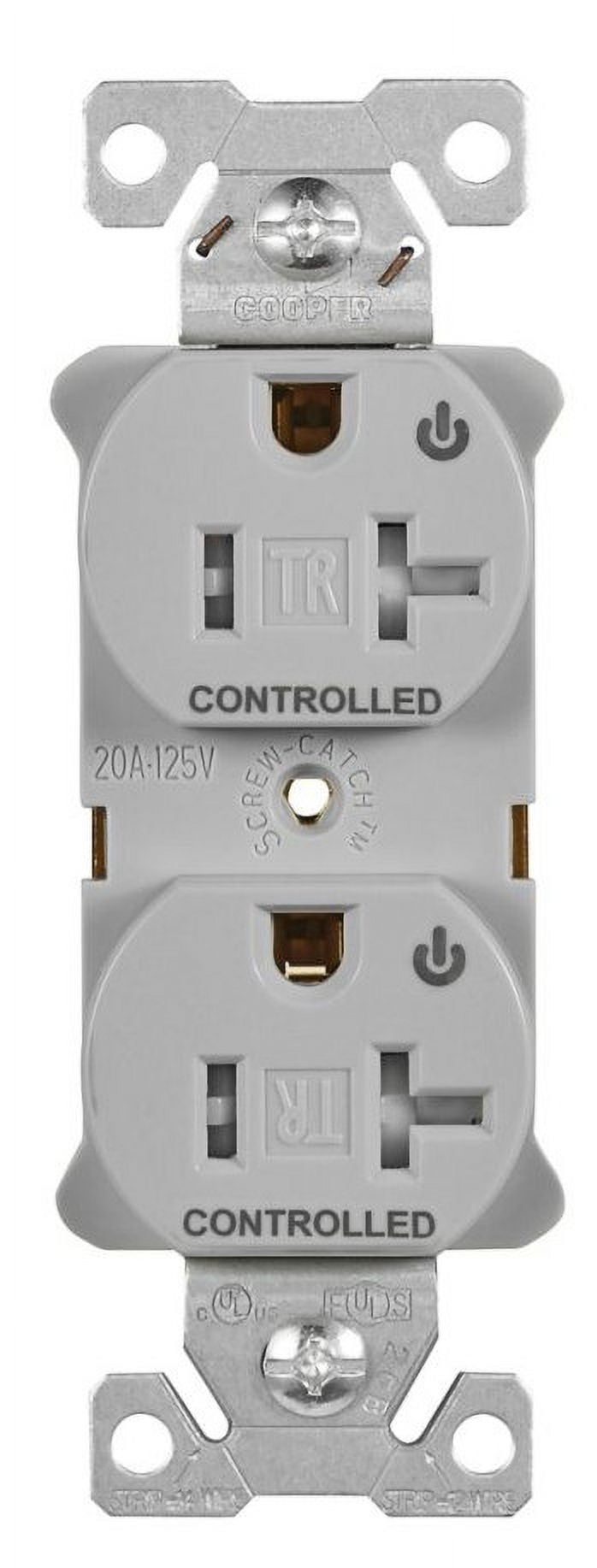 Eaton TR5362CDGY Heavy Duty Industrial Specification Duplex receptacle ...