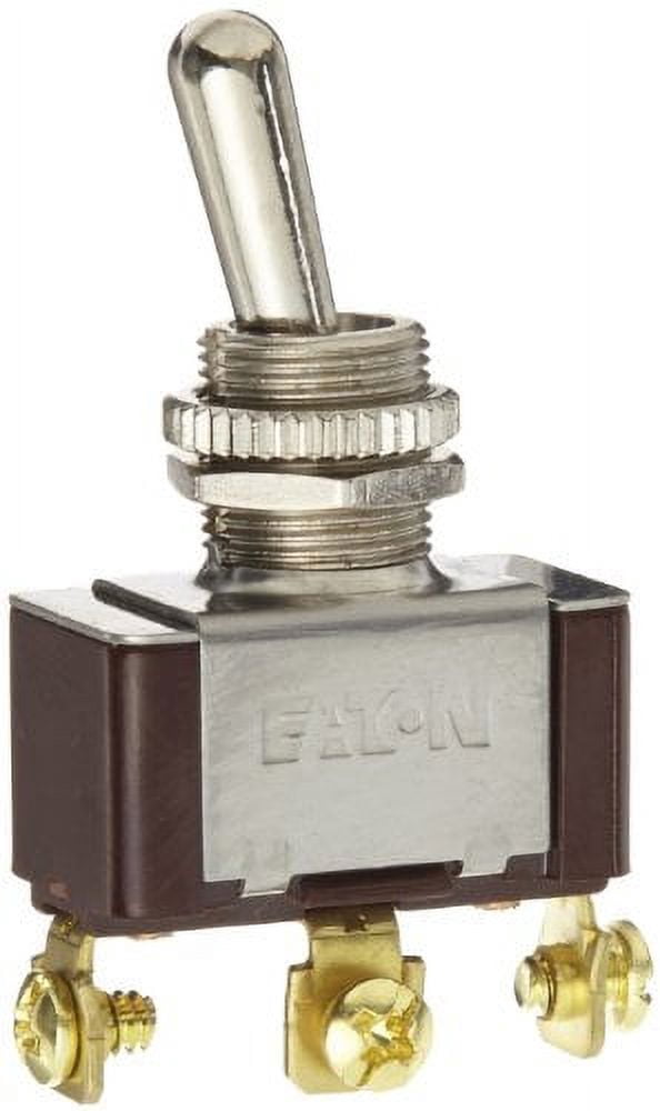 Eaton Toggle Switch,SPDT,10A @ 277V,Screw XTD2B2A - Walmart.com