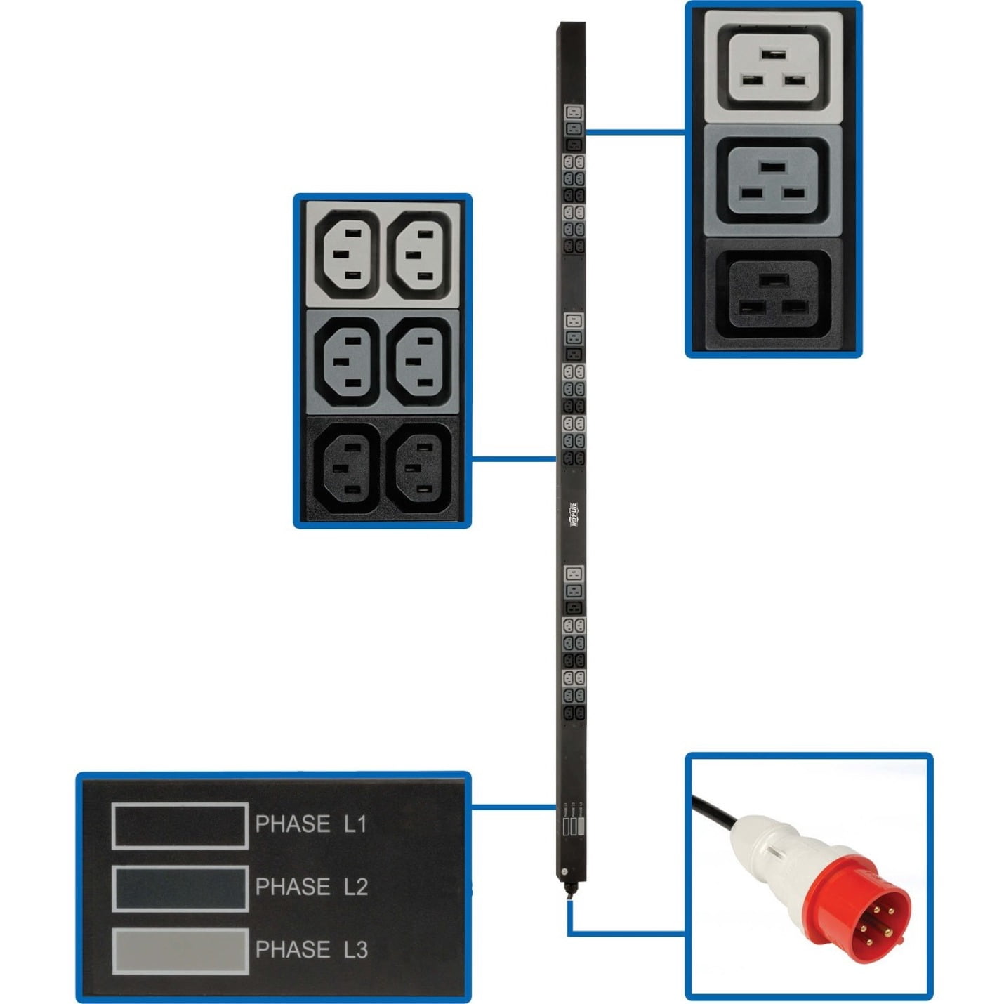 Tripp Lite PDU3XV6G20 45-Outlets PDU - Walmart.com