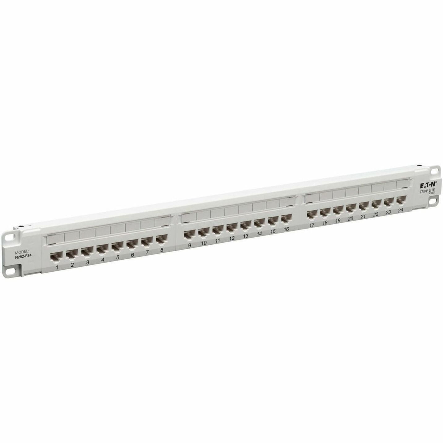 Eaton Tripp Lite Series 24-Port Cat6 Patch Panel - 4PPoE Compliant, 110 ...