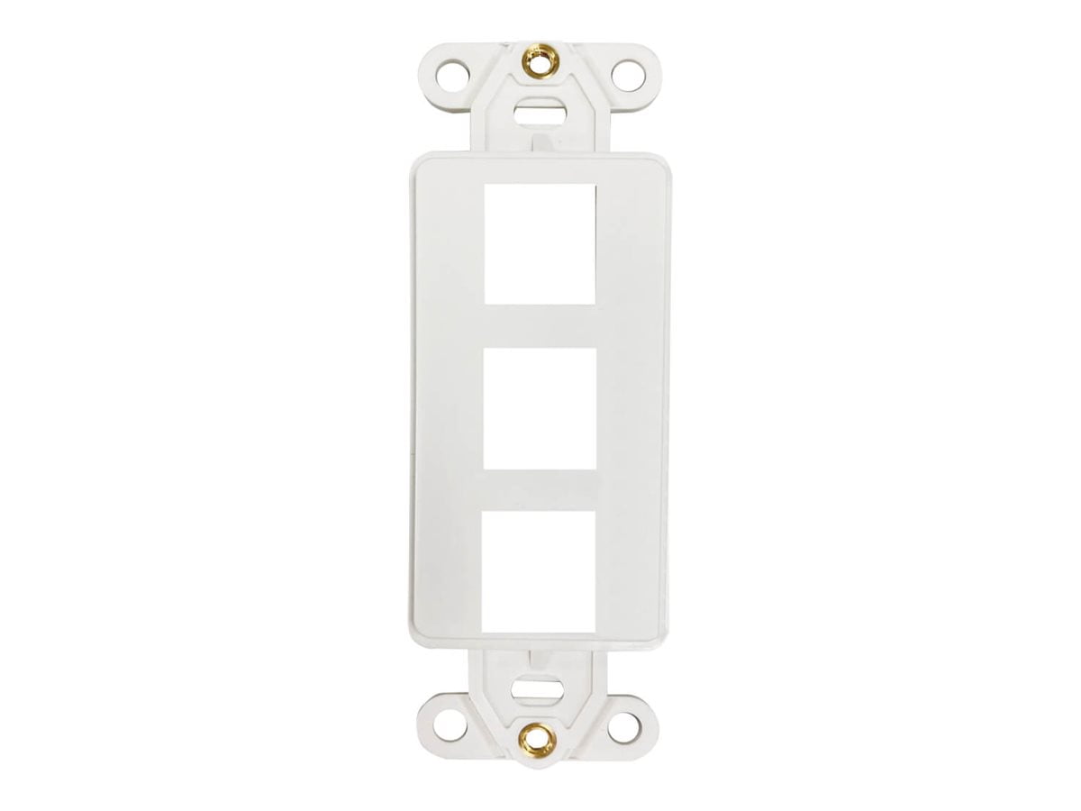 Eaton Tripp Lite Series 3-Port Antibacterial Wall-Mount Insert, Decora ...