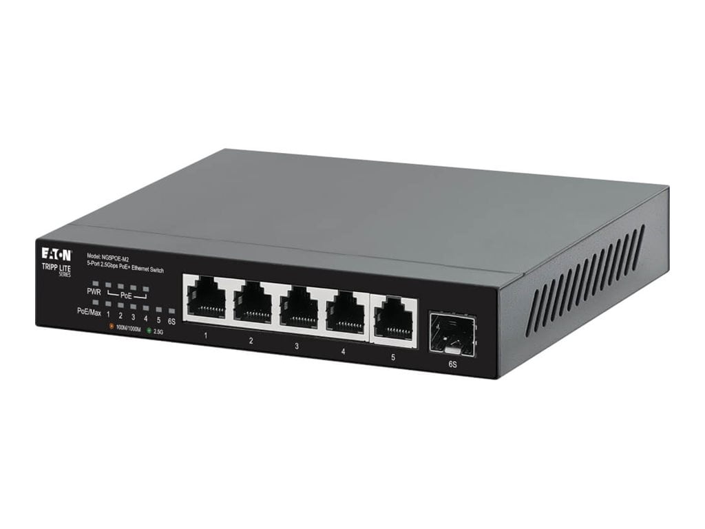 Eaton Tripp Lite Series 5-Port 2.5 Gbps Desktop Gigabit Ethernet ...
