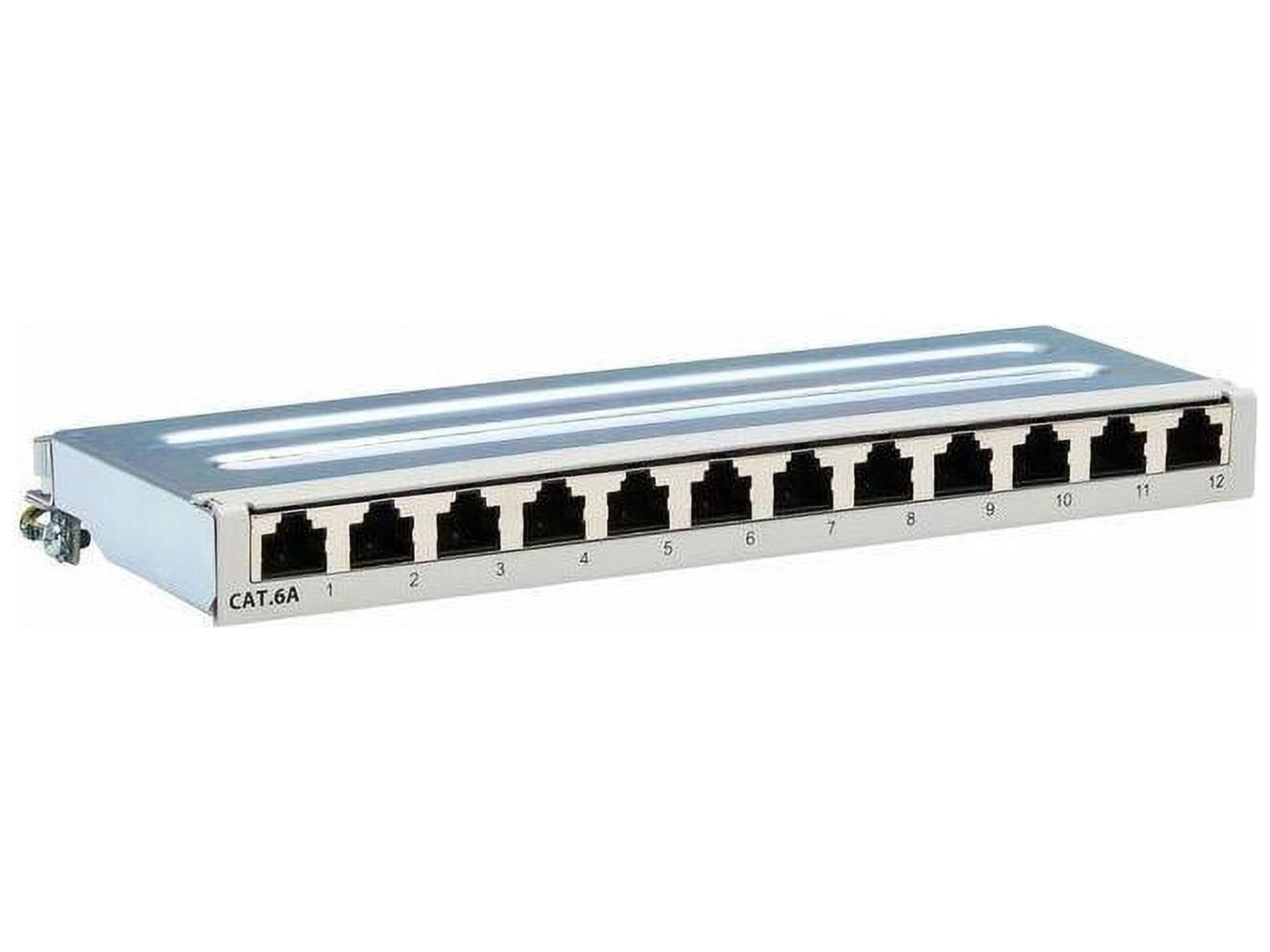 Eaton Tripp Lite Series Cat6a STP Patch Panel, 12 Ports, DIN Rail or ...
