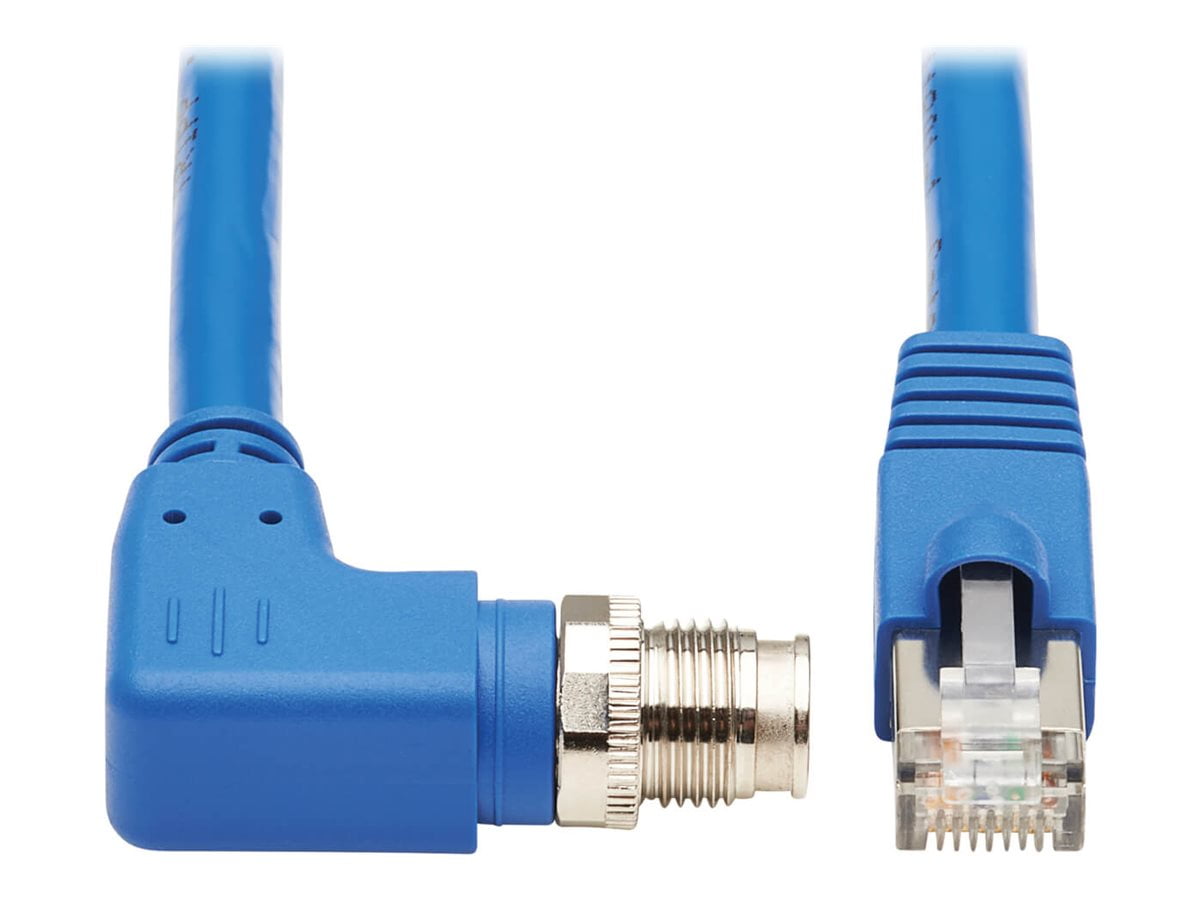 Tripp Lite Ethernet Cable Shielded M12 XCode Cat6a M12 Right-Angle RJ45 ...