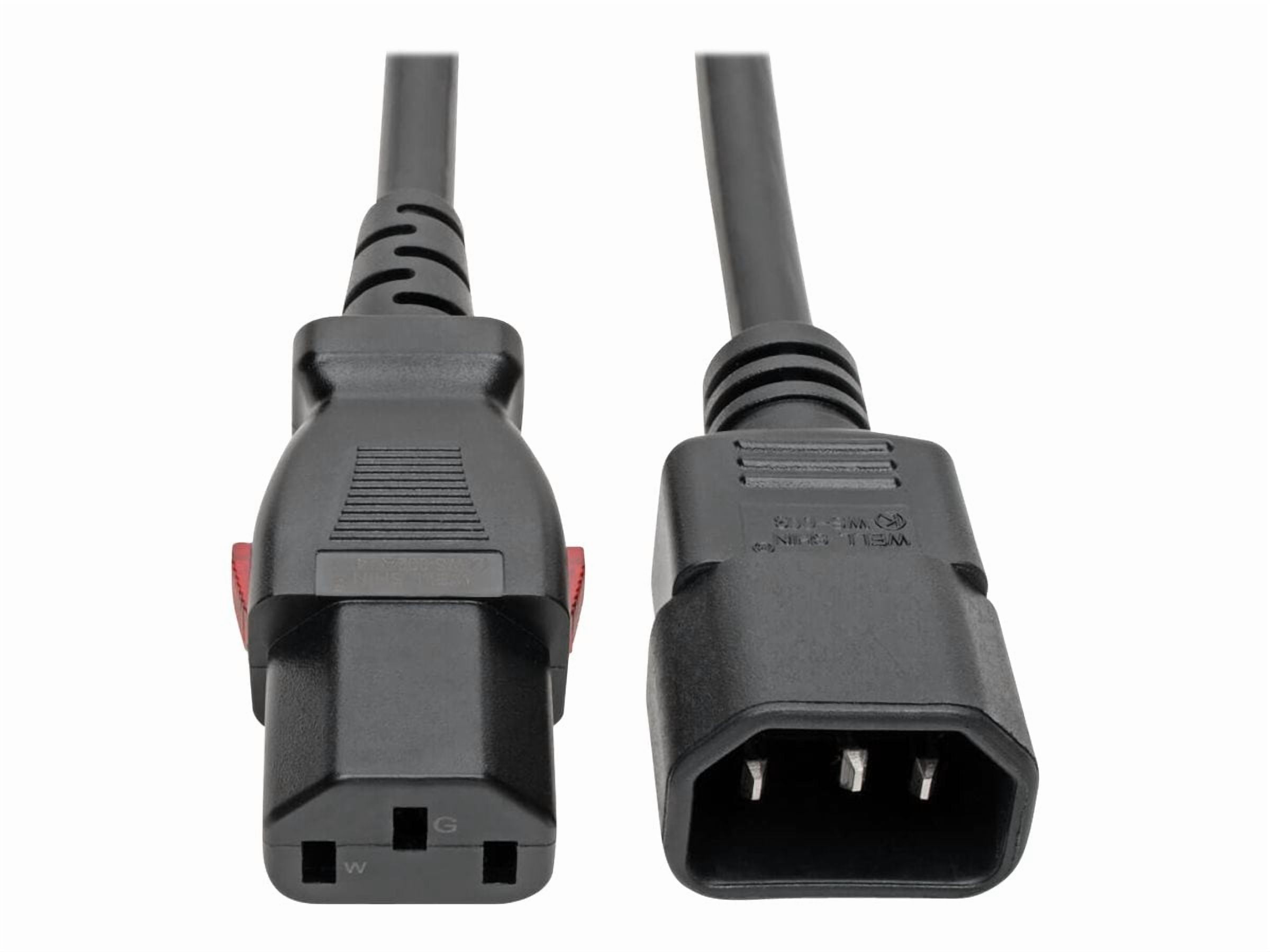 Tripp Lite 4Ft C14 M to C13 F Power Cable Black P004-L04 - Walmart ...