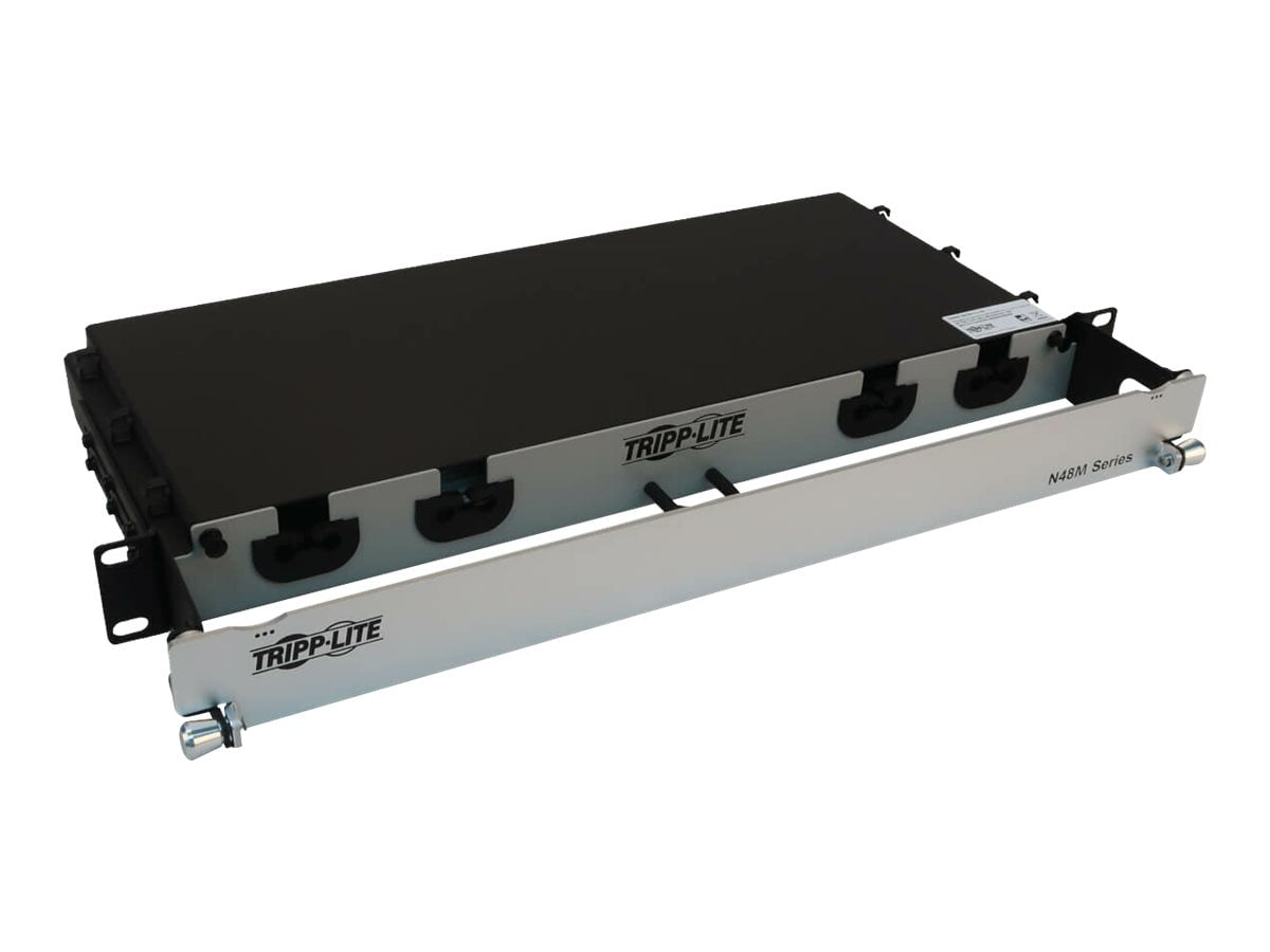 Eaton Tripp Lite Series Preloaded Fiber Panel, 1U - 2x (24F MTP/MPO-PC ...