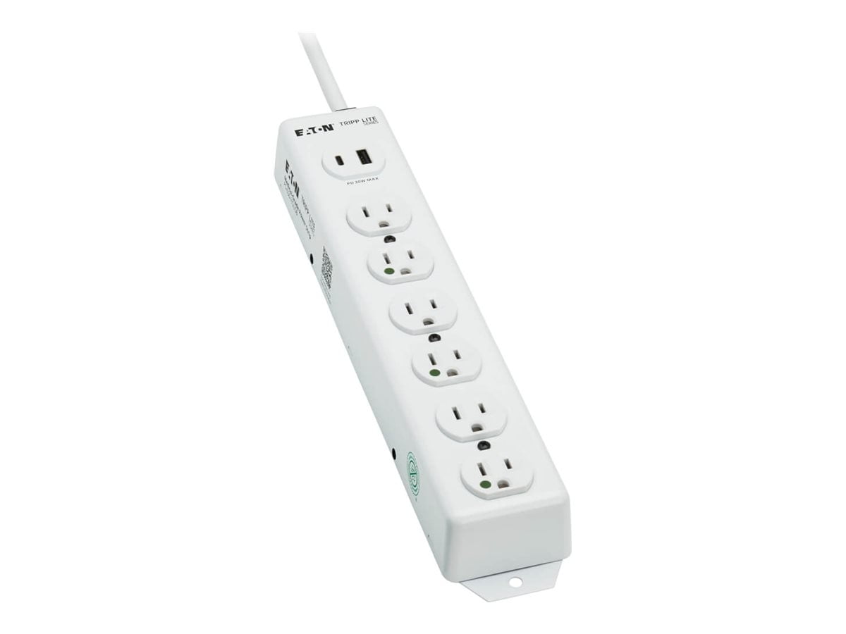Eaton Tripp Lite Series UL 1363 Medical-Grade Power Strip, 6 Hospital ...