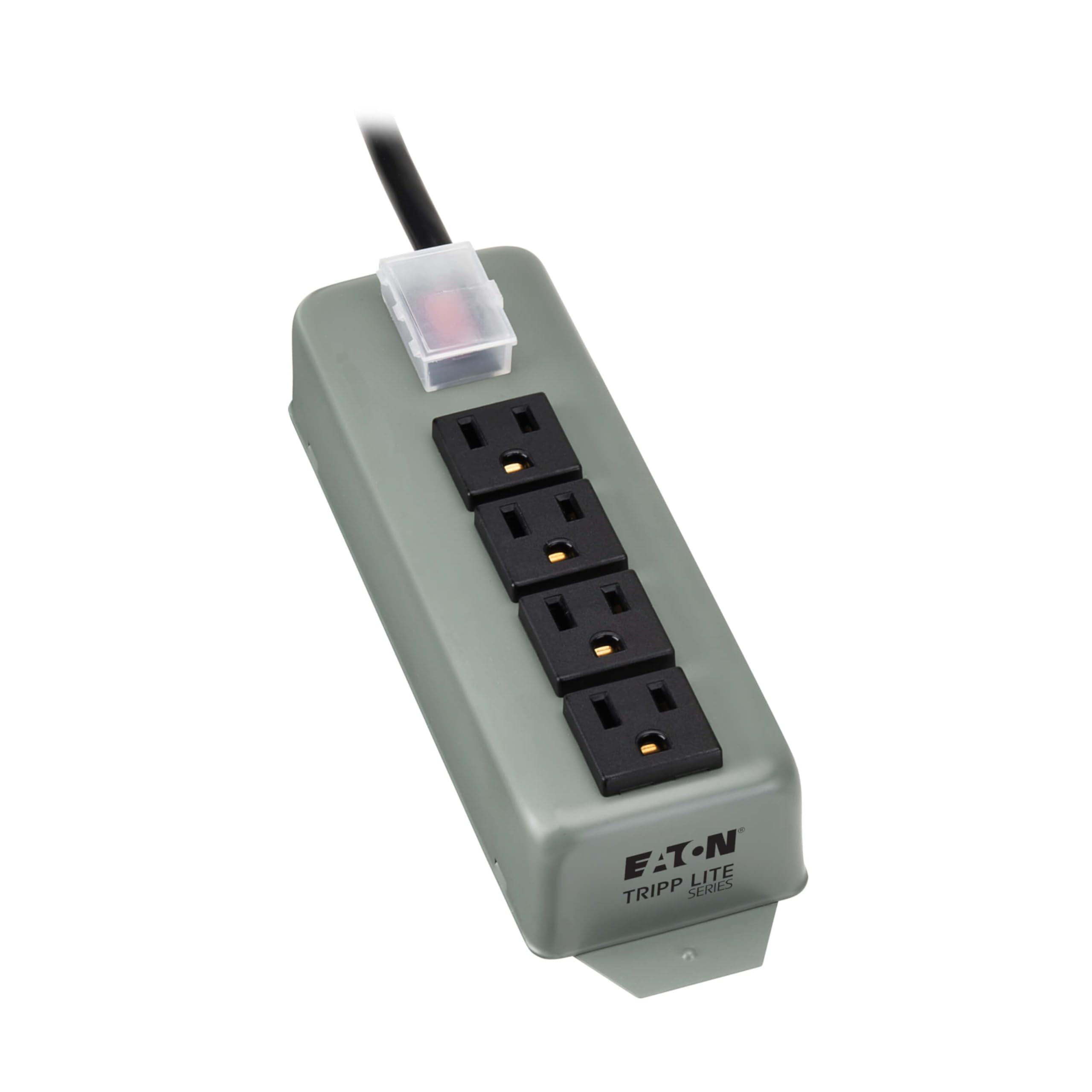 Eaton Tripp Lite series 4-Outlet Heavy Duty Power Strip, Metal ...