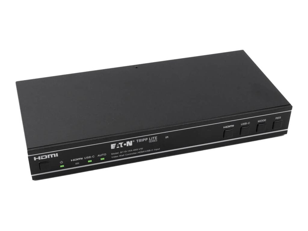 Eaton Tripp Lite Series 1x4 Video Wall Controller - 4K 60 Hz, 1 HDMI ...