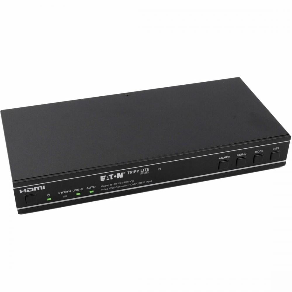 Eaton Tripp Lite Series 1x4 Video Wall Controller - 4K 60 Hz, 1 HDMI/USB-C Input, 4 HDMI Outputs ...